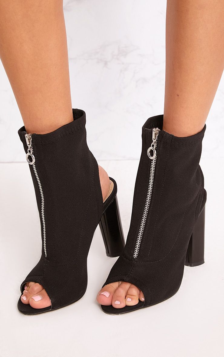 Behati Black Suede Ankle Boots - Boots - PrettylittleThing ...