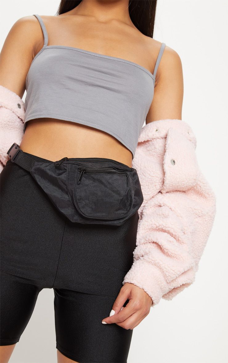 Black Small Bum Bag | Accessories | PrettyLittleThing