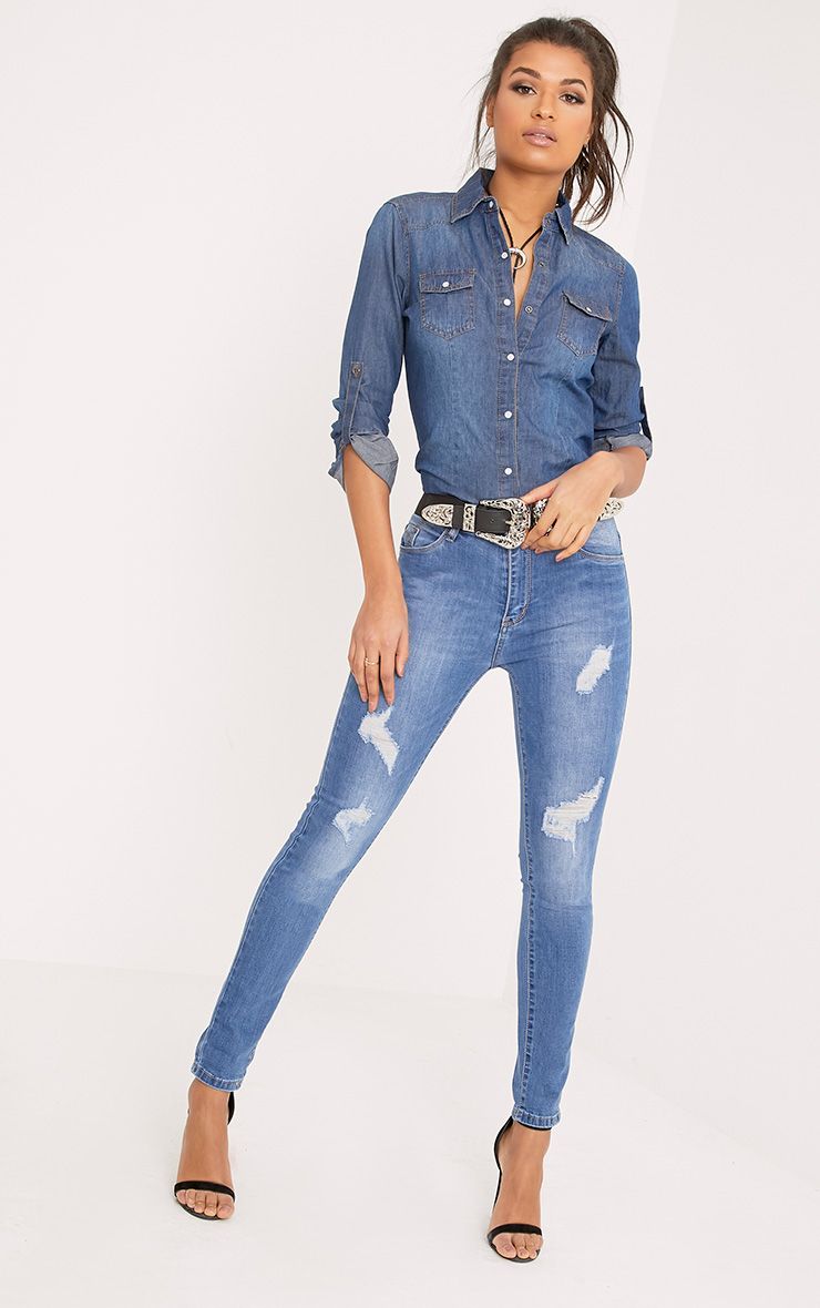 Women's Skinny Jeans | Super Skinny Fit | PrettyLittleThing