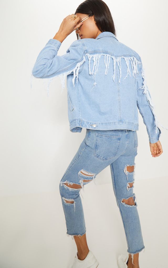 Women's Denim Jackets | Cropped & Ripped | PrettyLittleThing