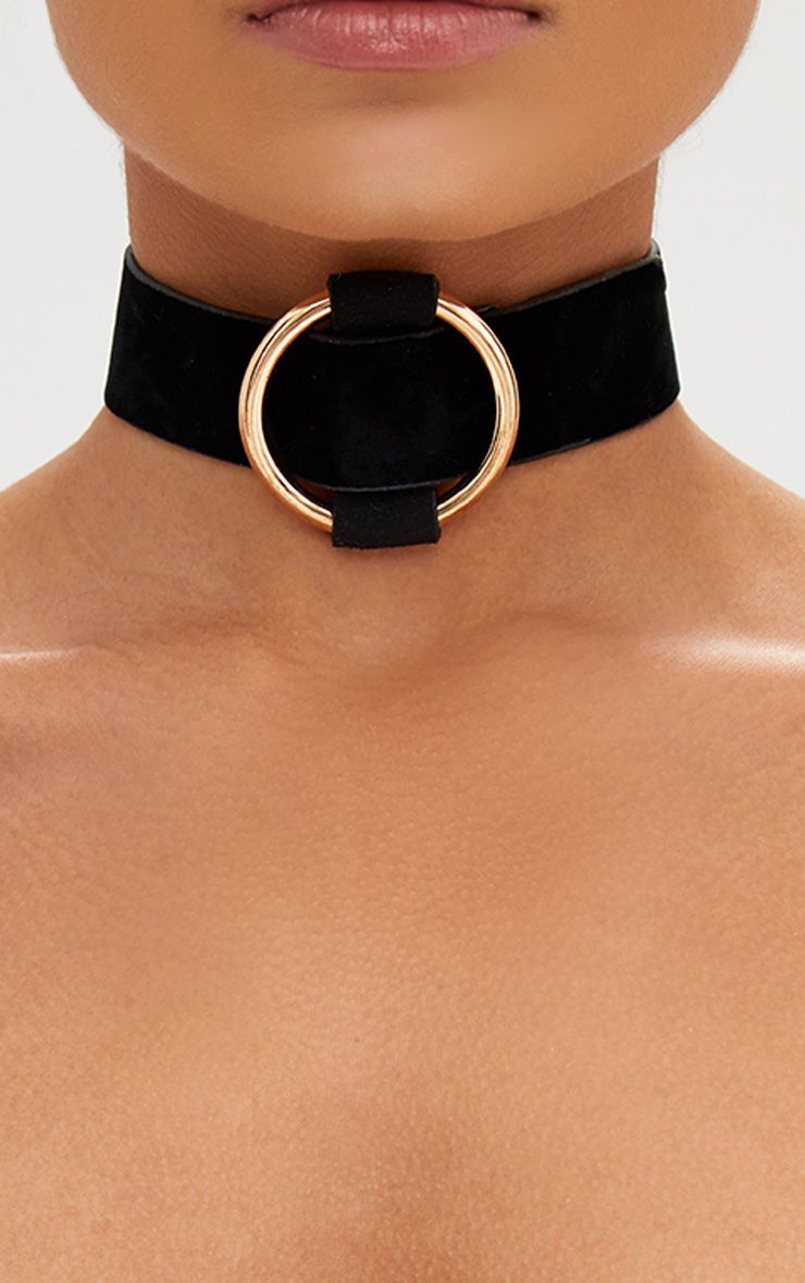 Chokers | Black & Gold Choker Necklaces | PrettyLittleThing USA