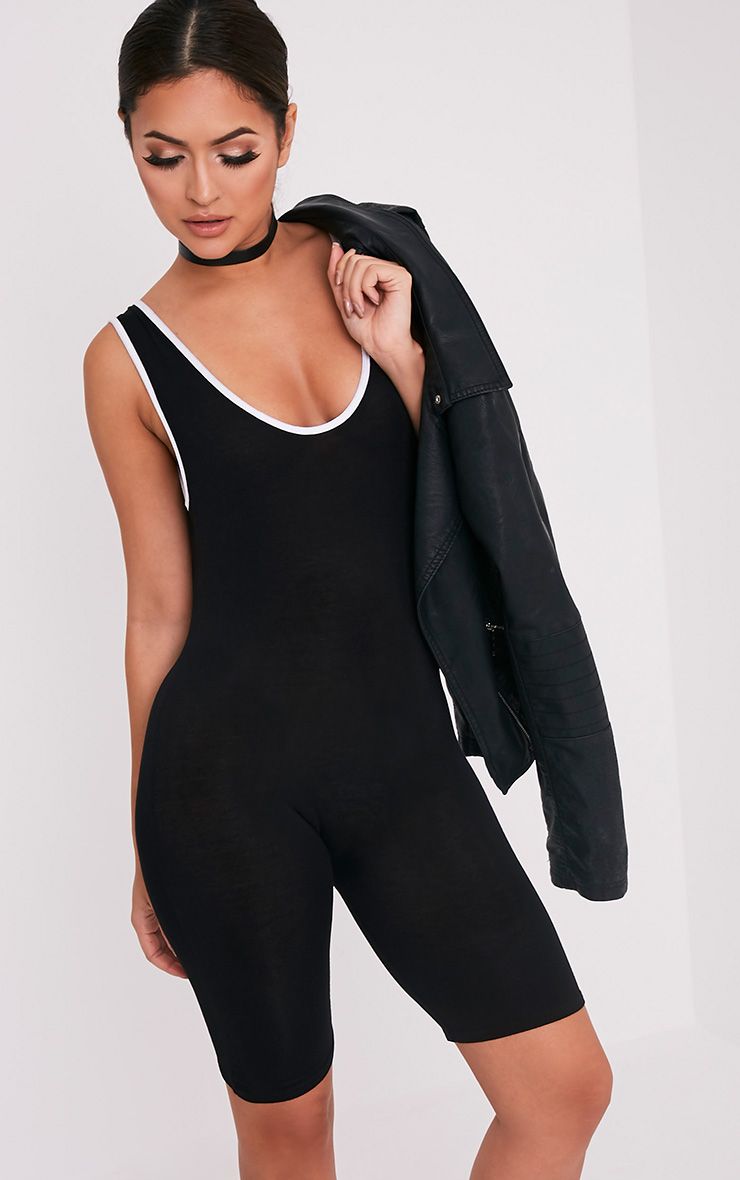 Playsuits & Rompers | Striped & Bardot | PrettyLittleThing