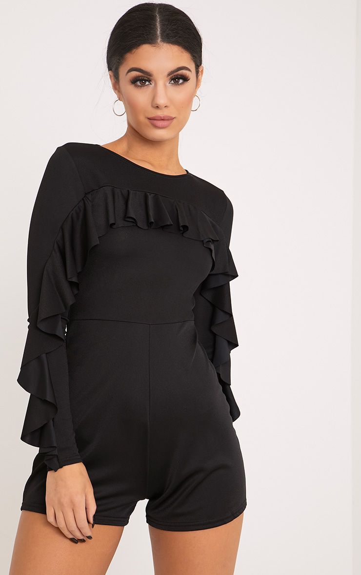 Playsuits & Rompers | Striped & Bardot | PrettyLittleThing