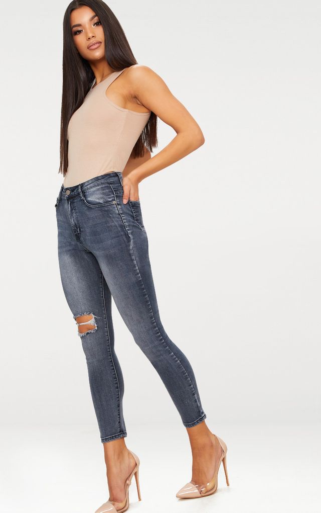 Ripped Jeans | Distressed Jeans | PrettyLittleThing